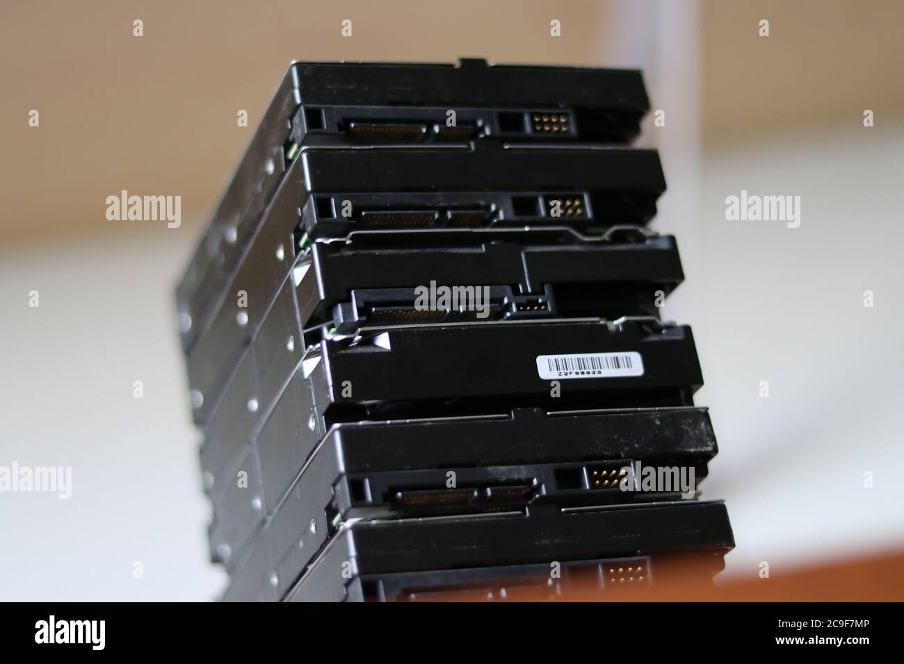 Old computer internal hard drive Stock Photo - Alamy