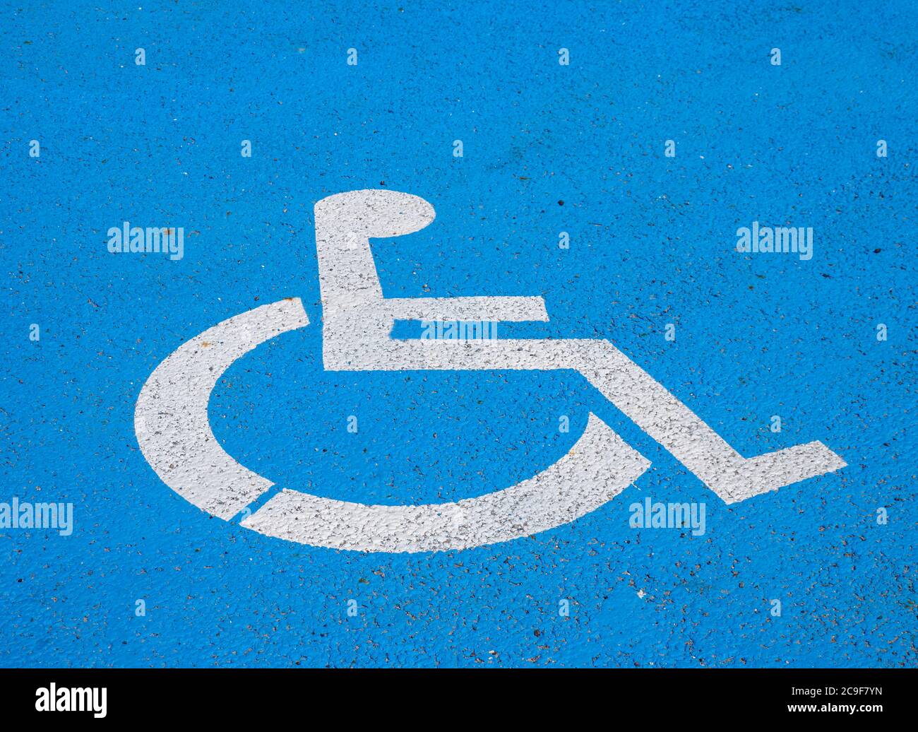 handicap parking sign background texture Stock Photo - Alamy
