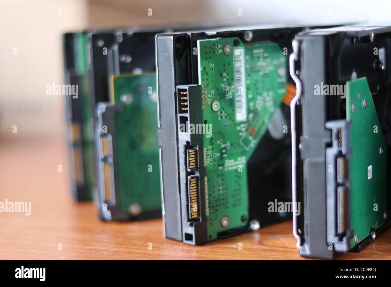 Old computer internal hard drive Stock Photo - Alamy