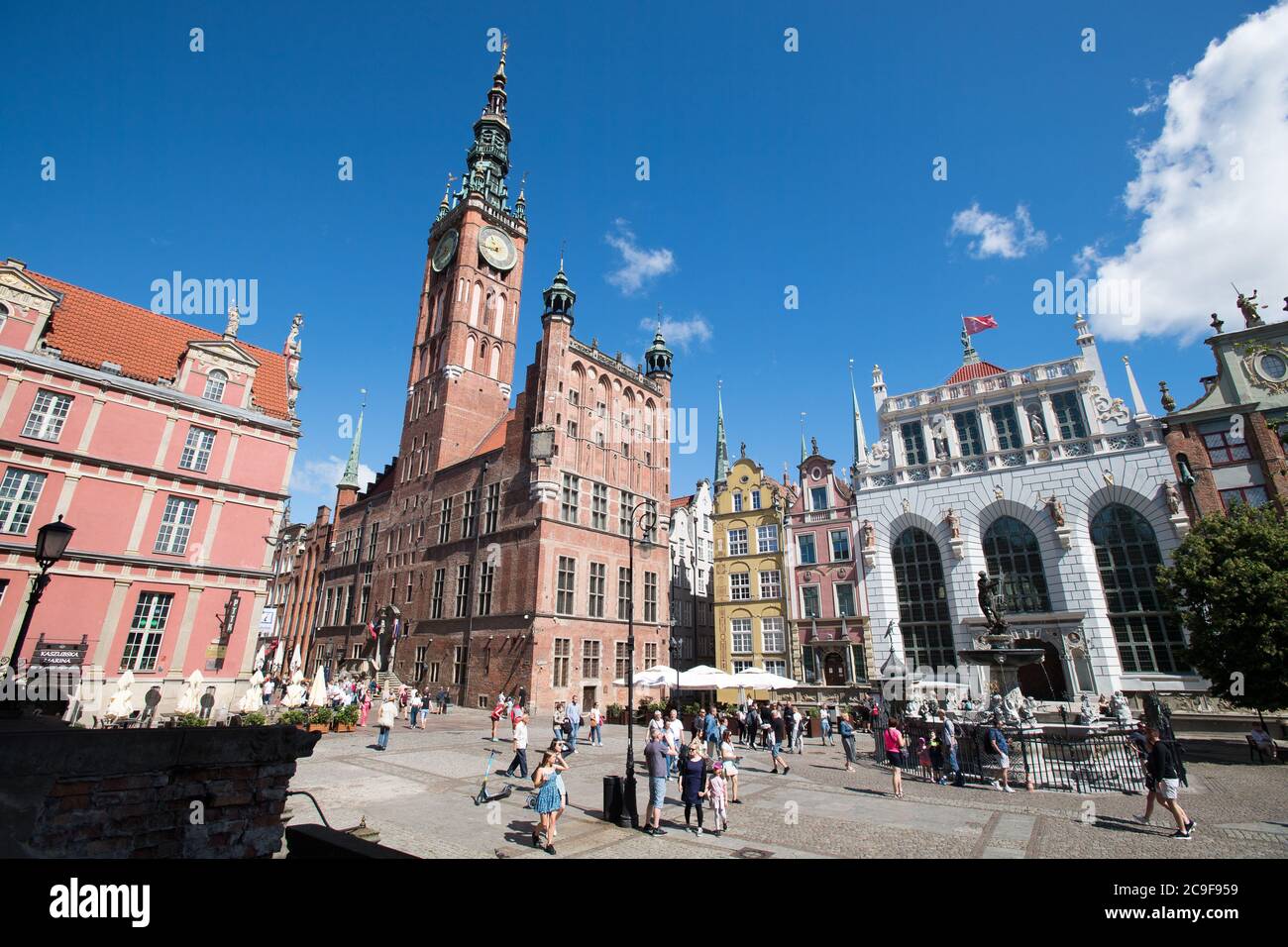 Gothic Ratusz Glownego Miasta (Gdansk Main Town Hall), Dutch mannerist ...