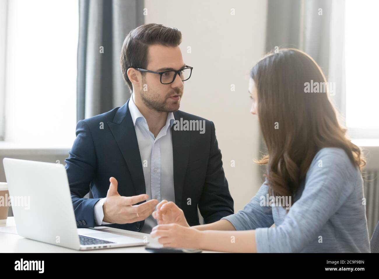 Instruct intern hi-res stock photography and images - Alamy