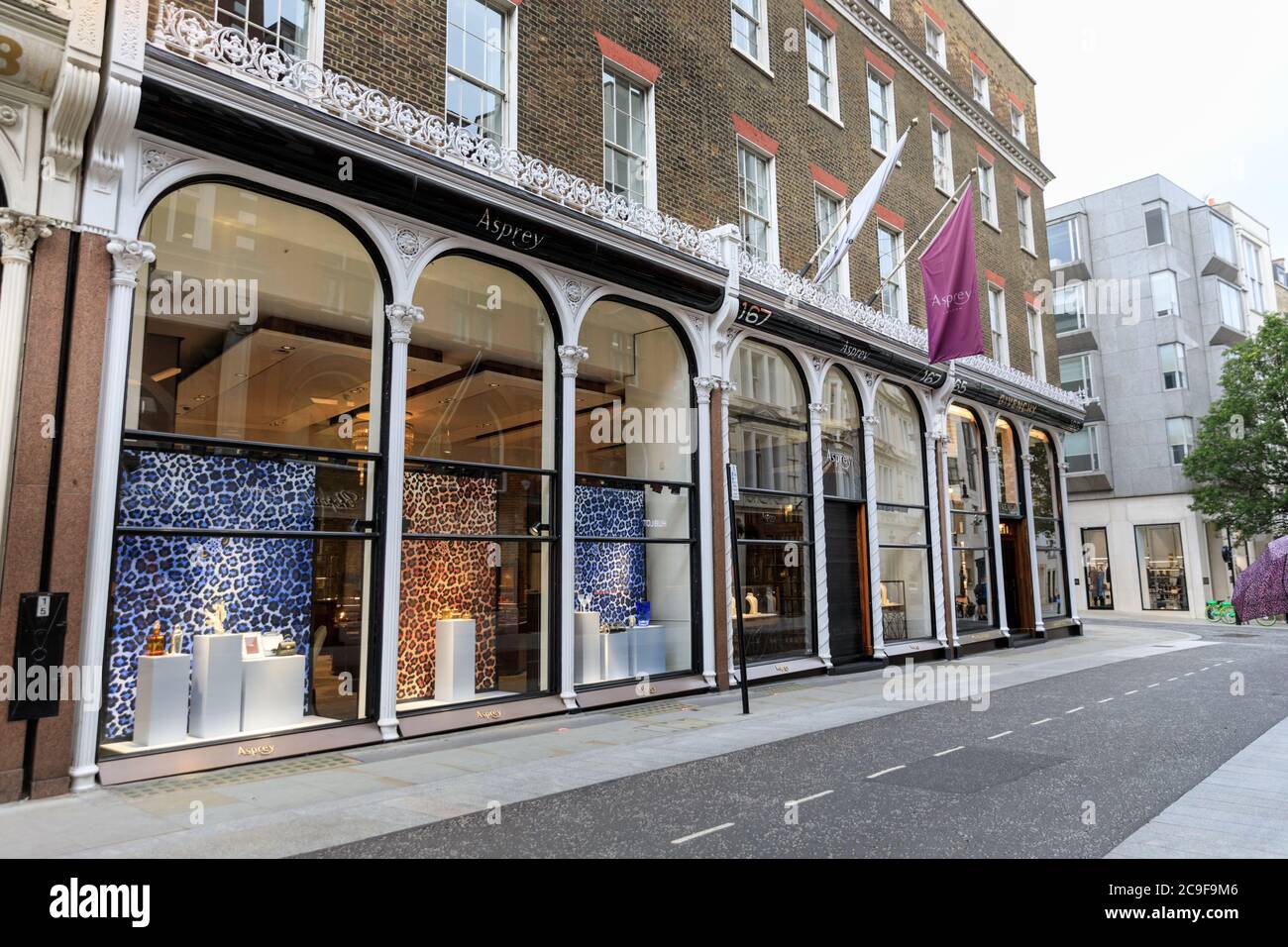 Asprey luxury jeweler and jewelry brand flagship store exterior in New ...