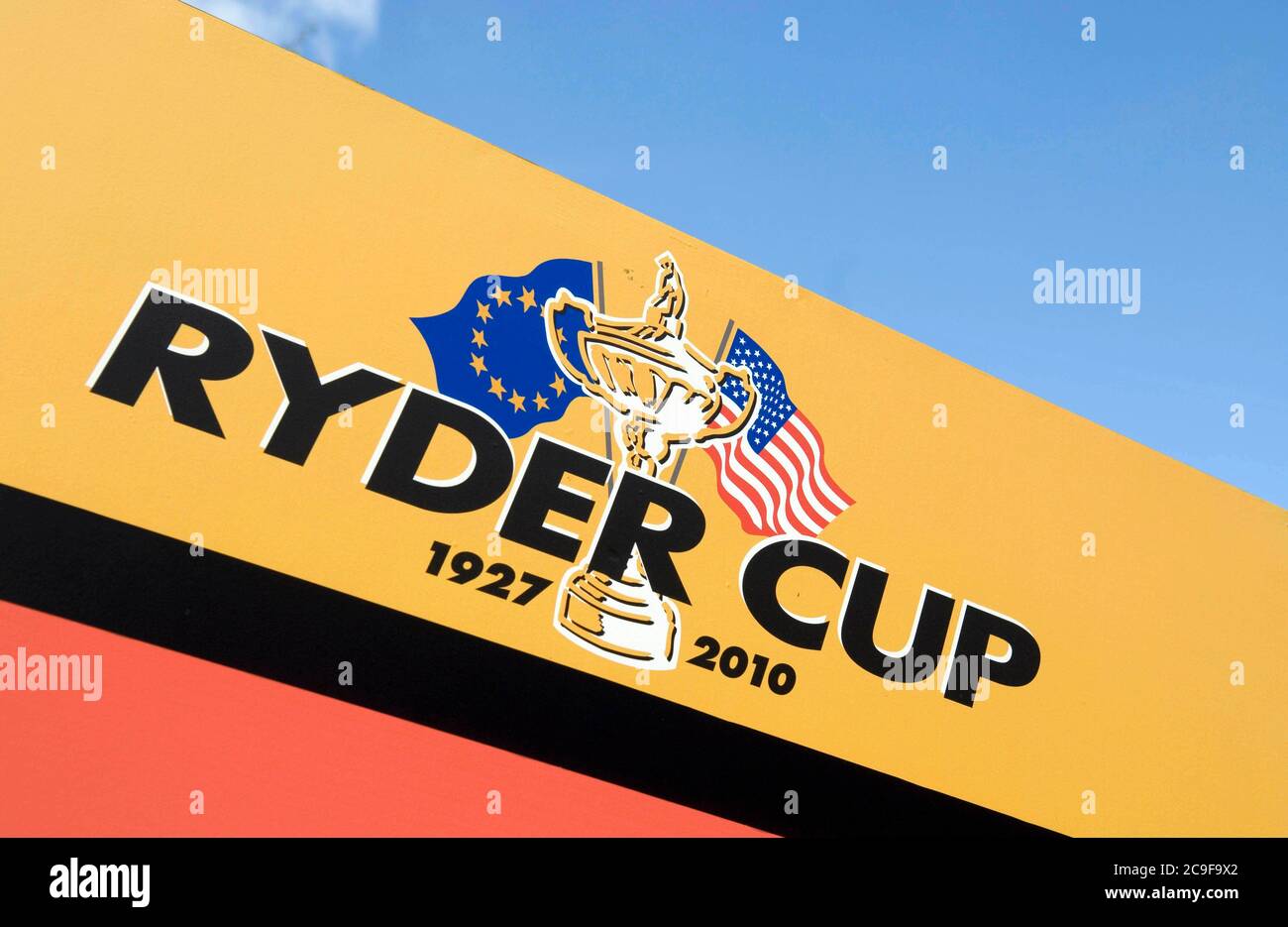 Ryder cup signs hi-res stock photography and images - Alamy