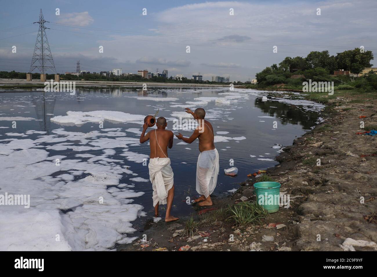 Waste in river hi-res stock photography and images - Alamy