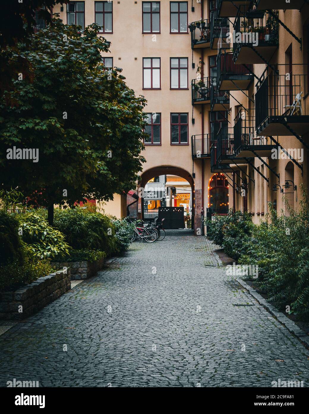 Sweden alley night not stockholm hi-res stock photography and images ...
