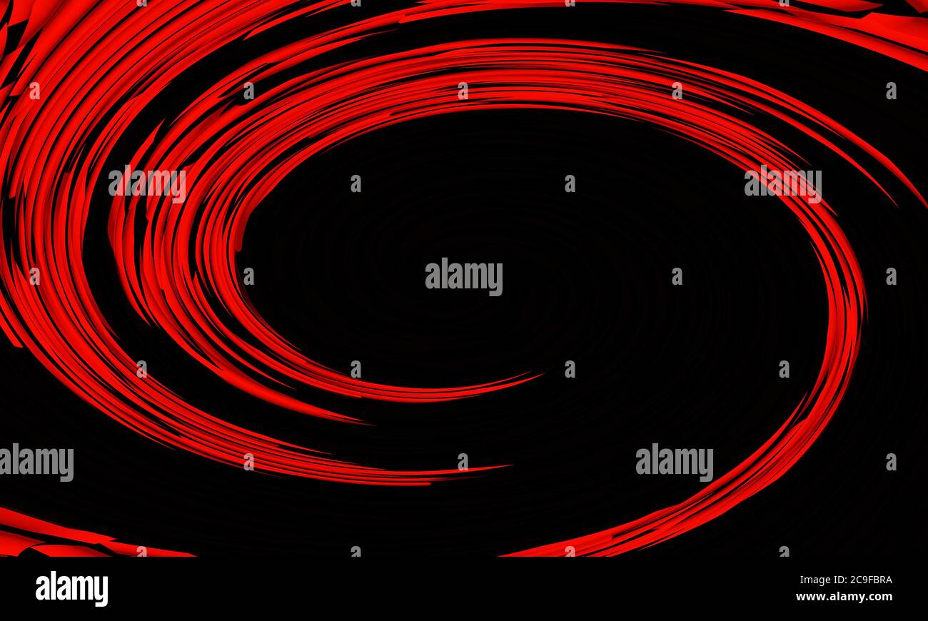 Red color highlighted swirl pattern digital graphic on unique texture ...