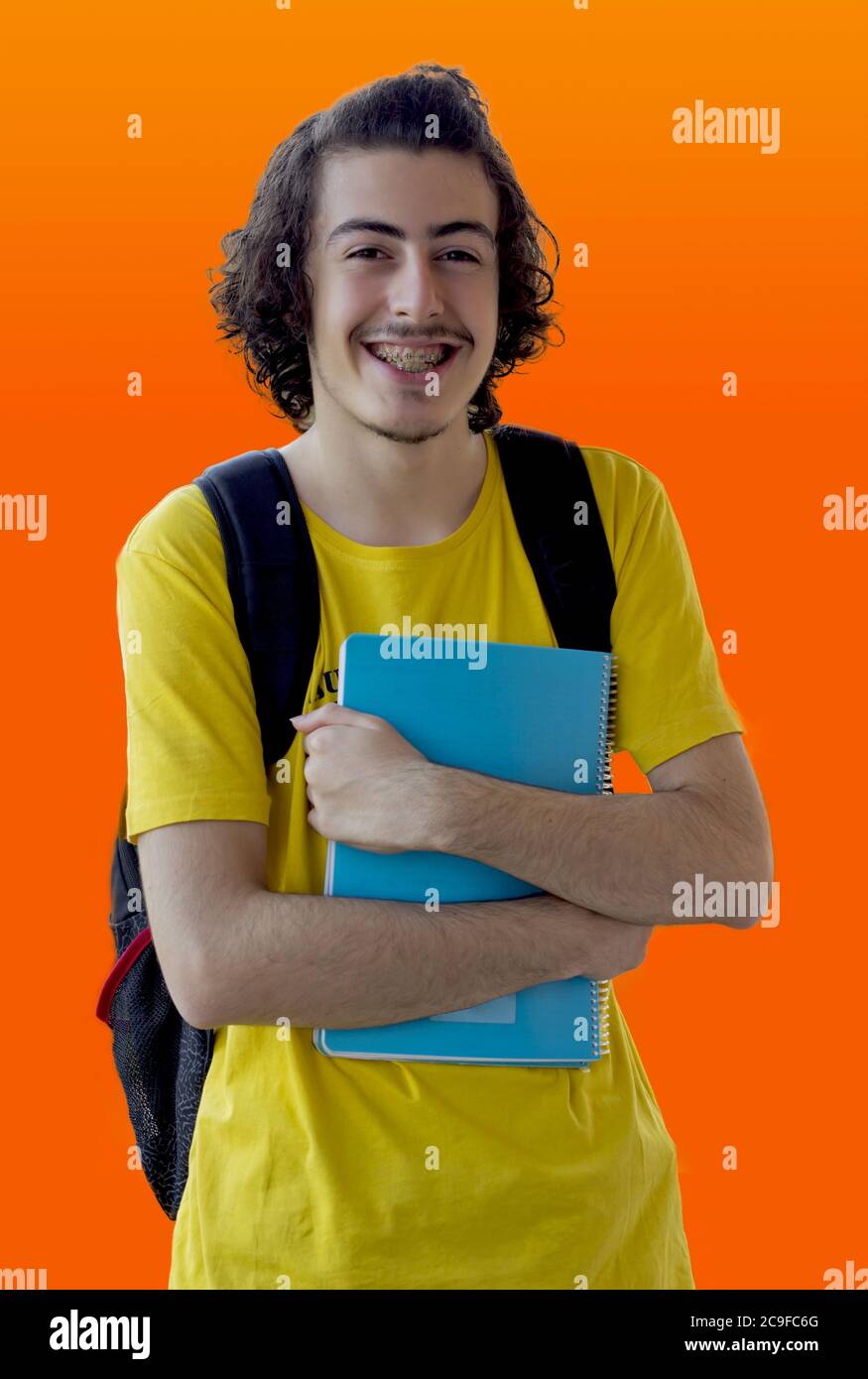 Portrait handsome high school boy hi-res stock photography and images ...