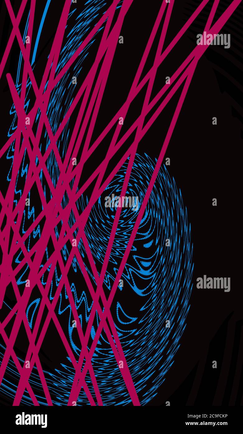 Rounding line frame grey art texture raster image digital creation ...