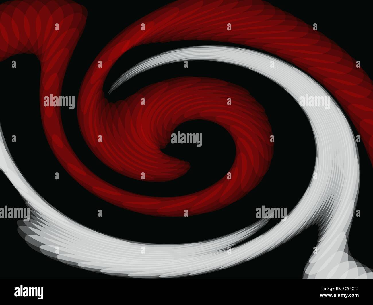 Rounding frame white and red art texture raster image digital creation ...
