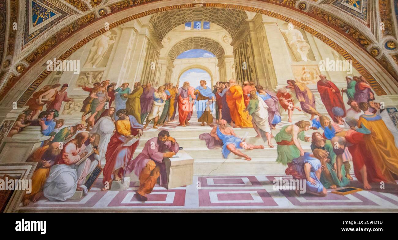 The Raphael Rooms are probably the most famous frescoes of the Vatican ...