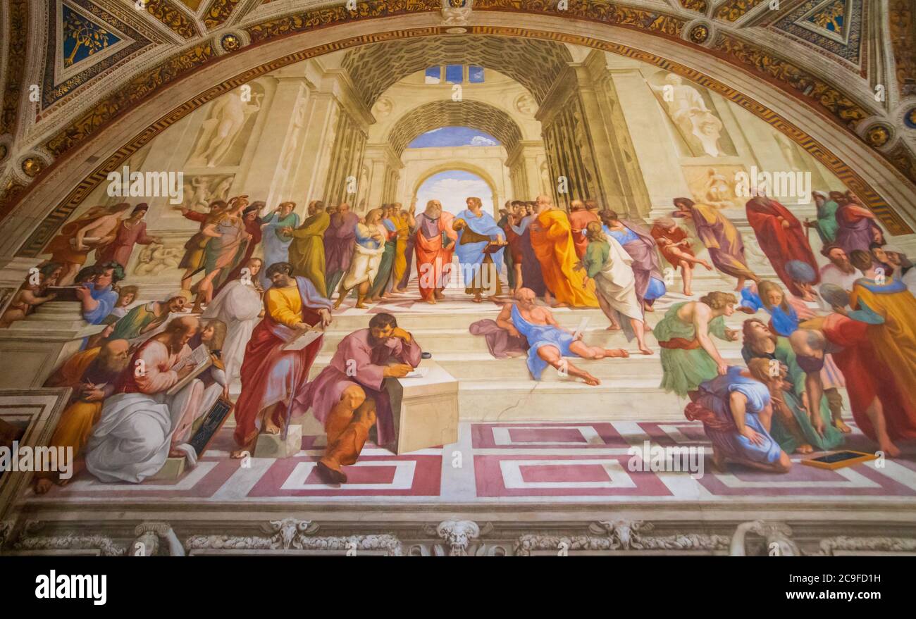 The Raphael Rooms are probably the most famous frescoes of the Vatican ...