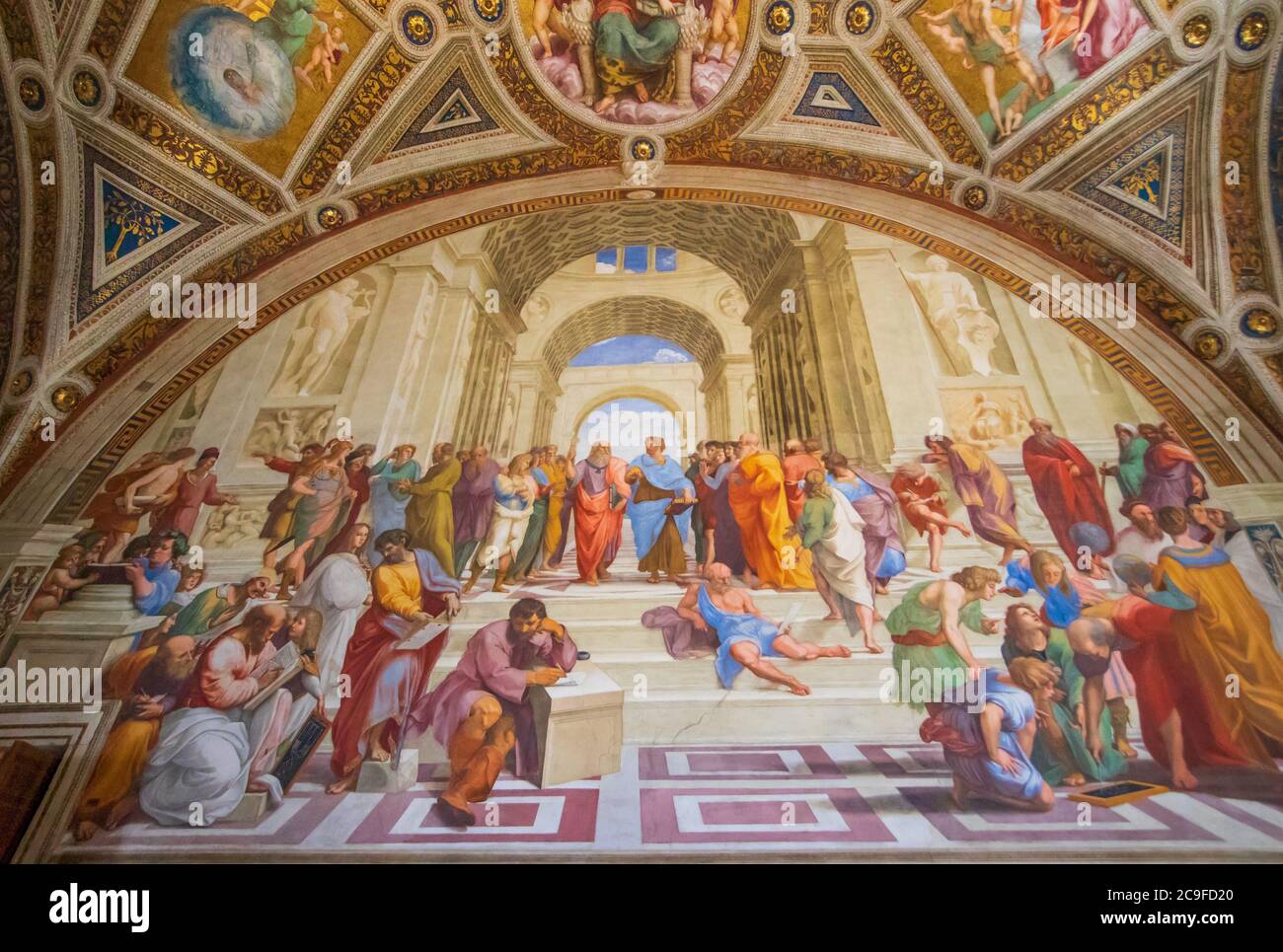 The Raphael Rooms are probably the most famous frescoes of the Vatican ...