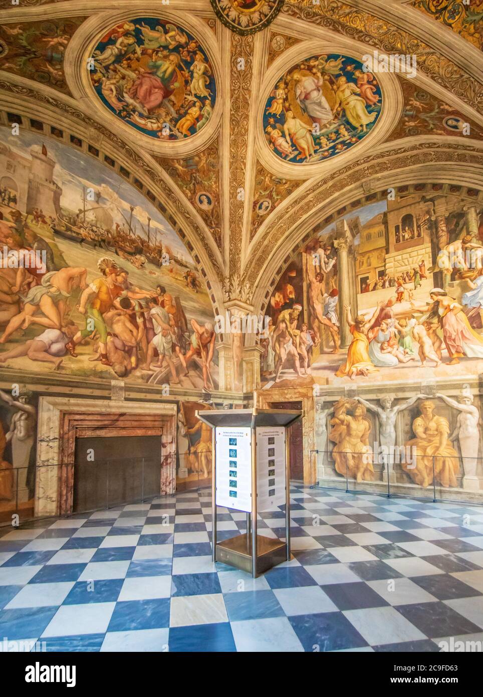 The Raphael Rooms are probably the most famous frescoes of the Vatican ...