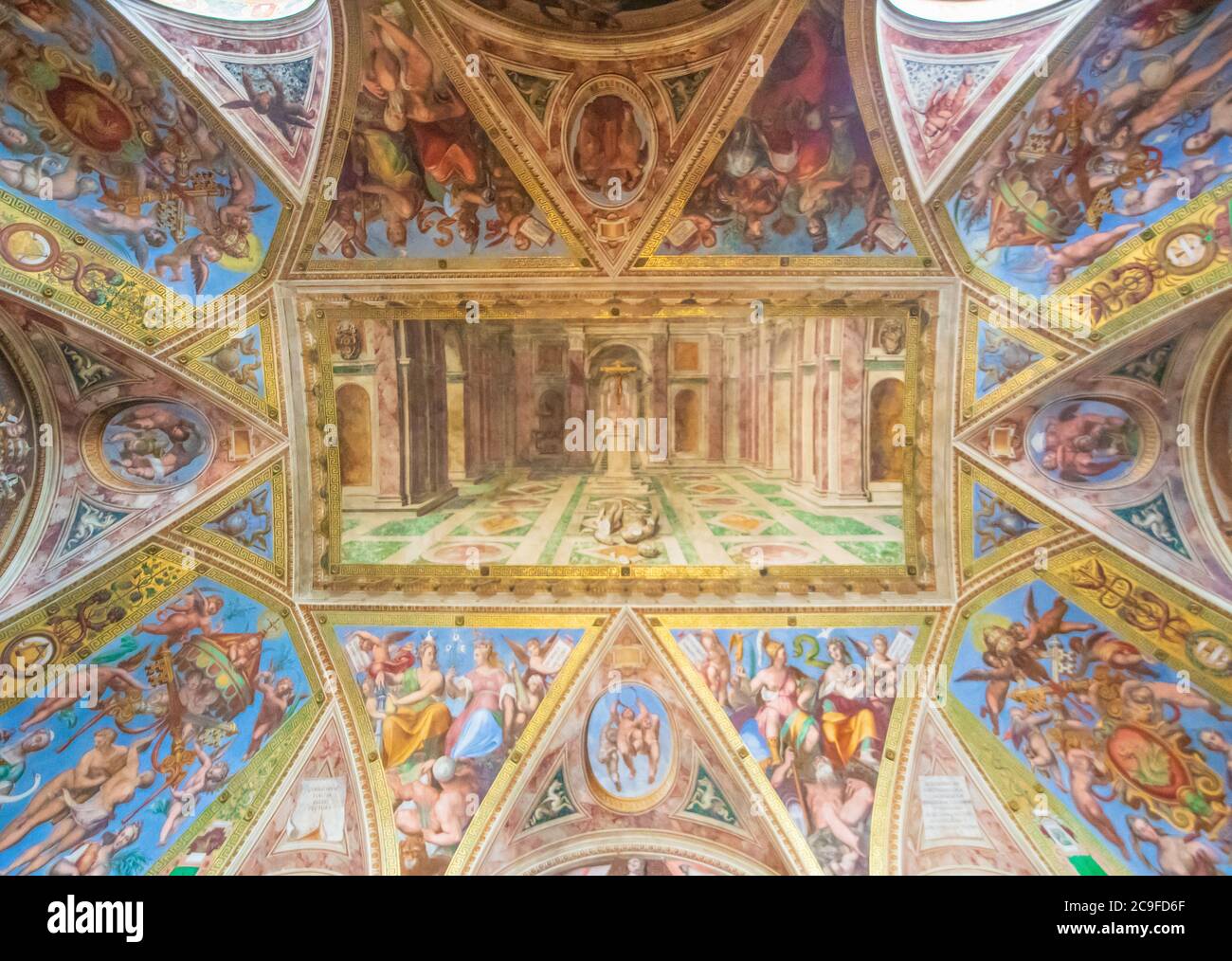 The Raphael Rooms are probably the most famous frescoes of the Vatican ...
