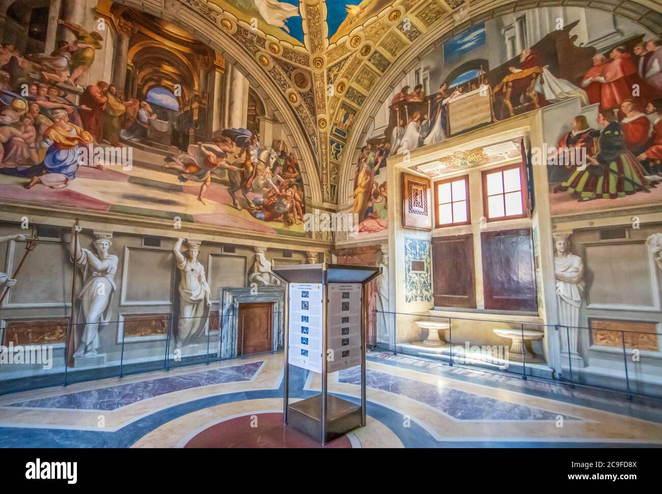 The Raphael Rooms are probably the most famous frescoes of the Vatican ...