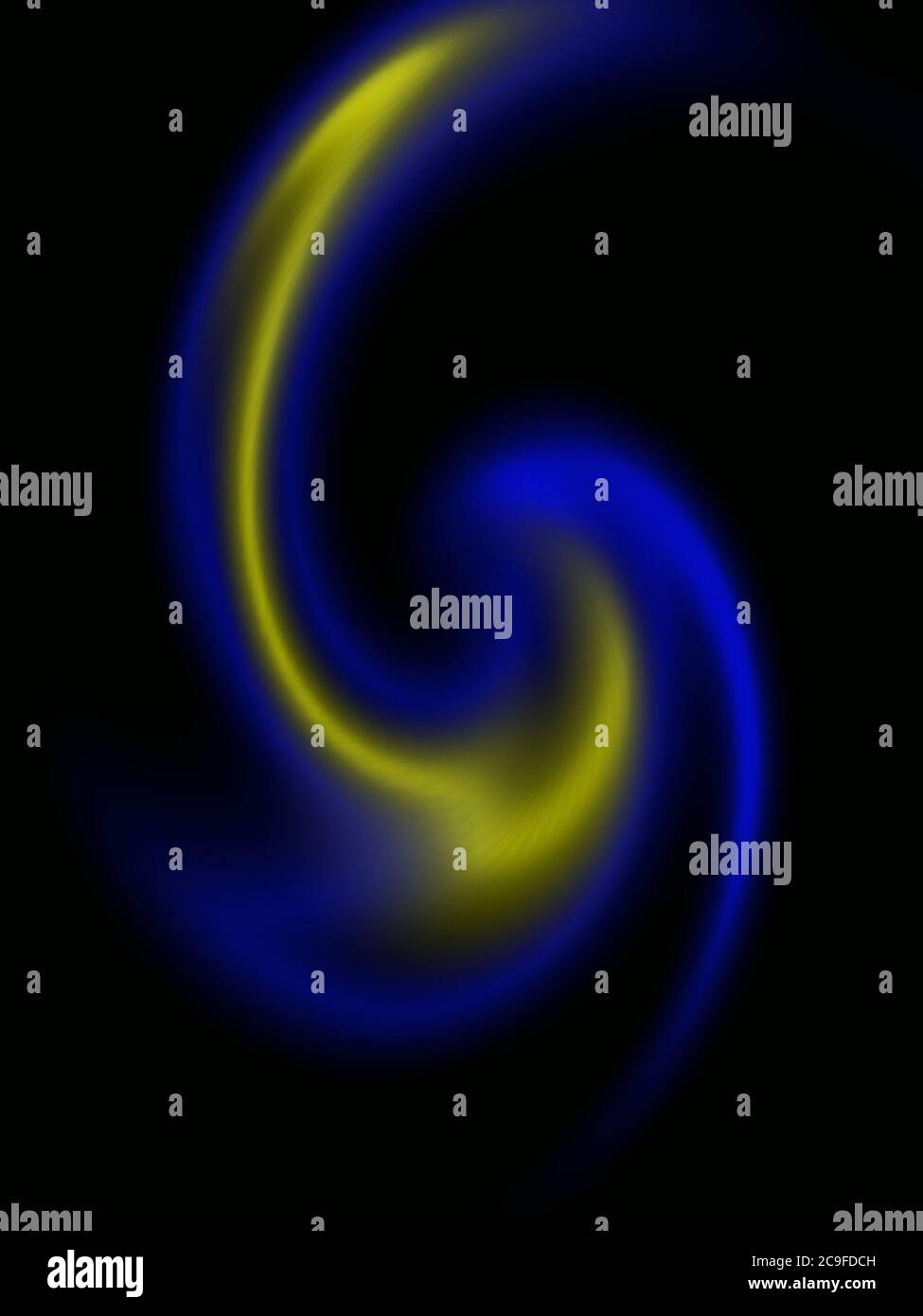 Rounding frame blue and yellow art texture raster image digital ...