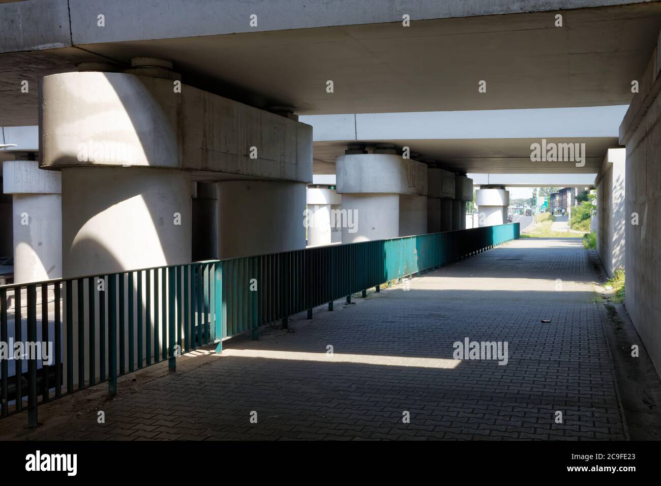 Concrete Pedestrian Bridge Texture High Resolution Stock Photography ...