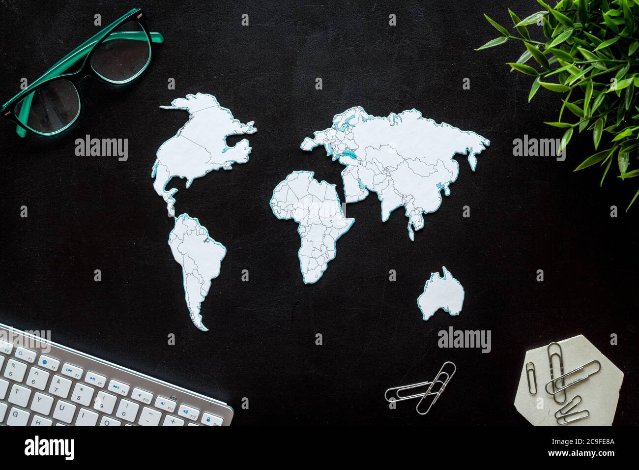 Global international business commerce online world concept Stock Photo ...