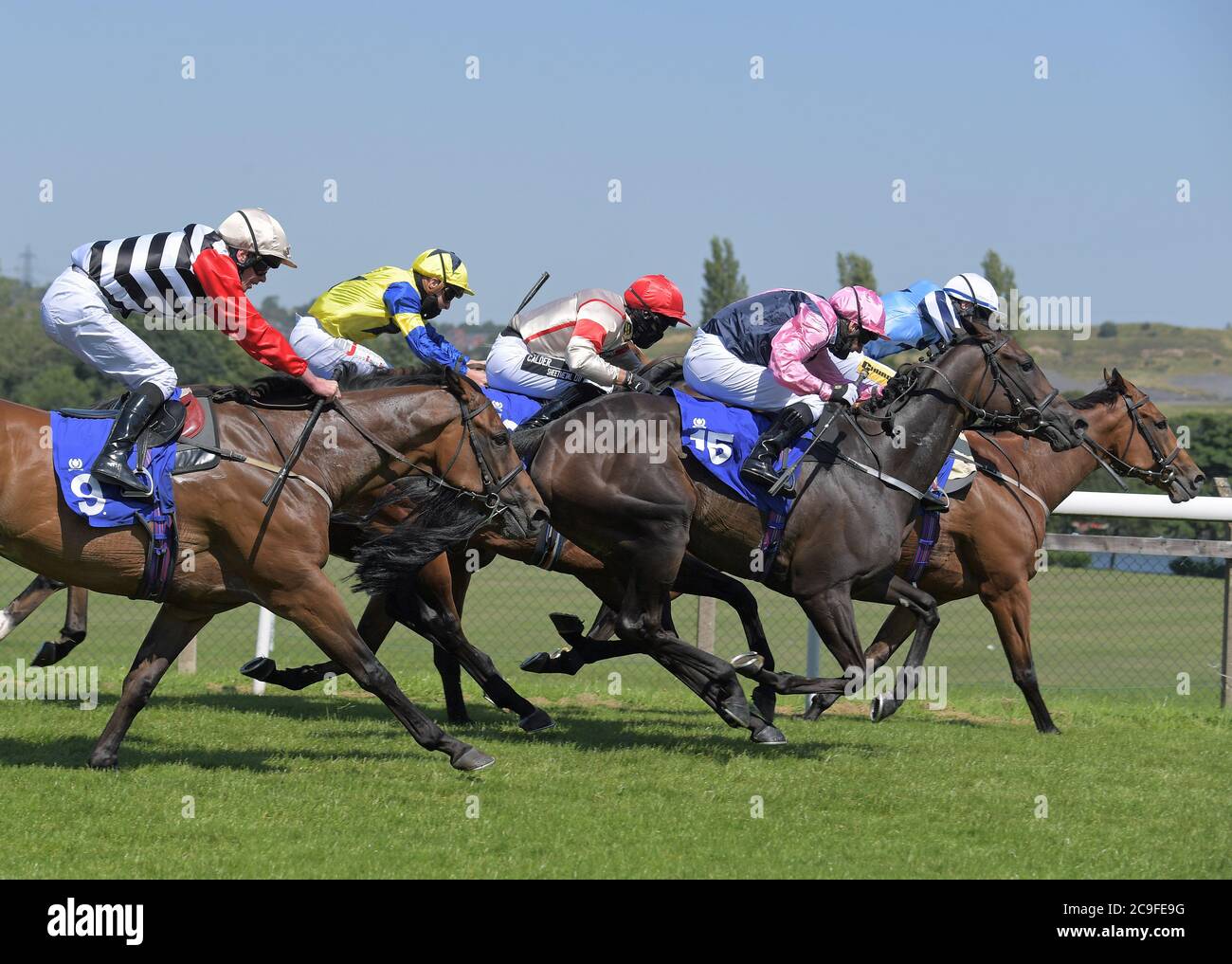 Winning fly high faye nicholls handicap pontefract racecourse hi-res ...