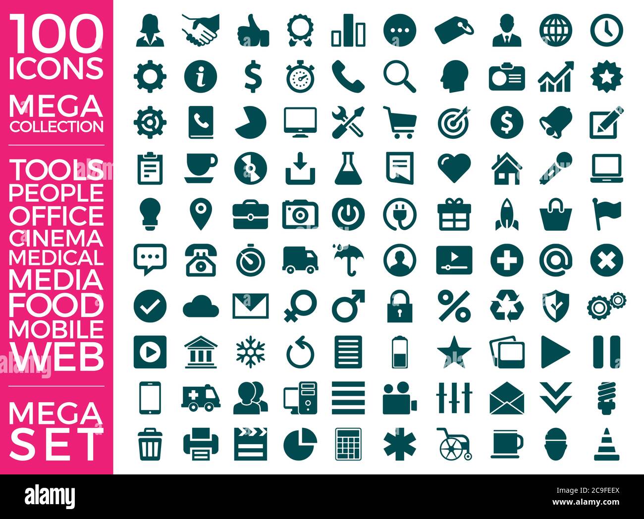 Set Of Icons, Quality Icon Collection Vector Design Eps 10 Stock Vector ...