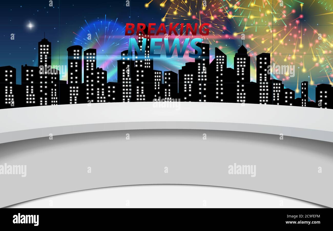 Fireworks display in the night sky Stock Vector Images - Alamy