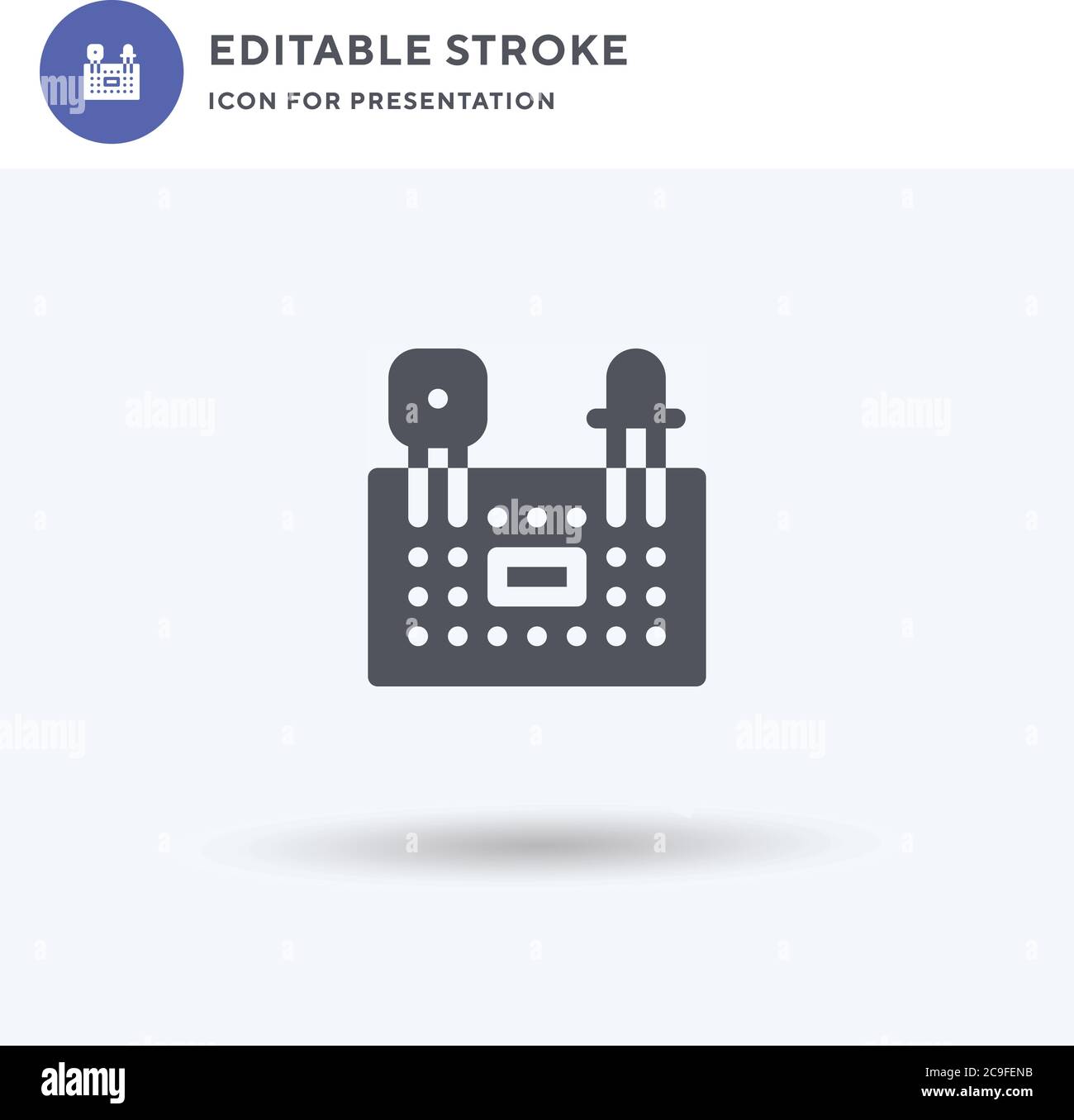 Protoboard icon vector, filled flat sign, solid pictogram isolated on ...