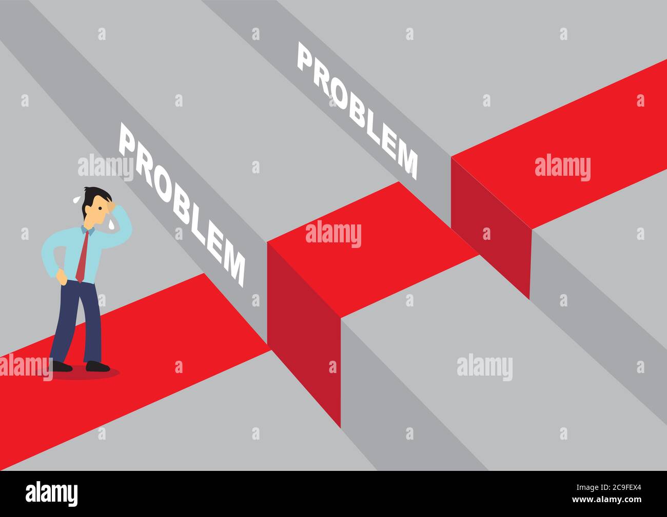 How to overcome your problems Stock Vector Images - Alamy