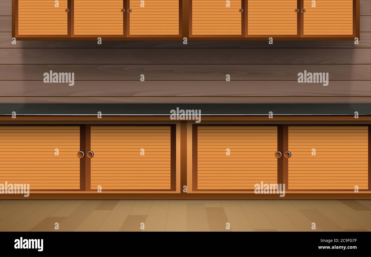 Wall cabinets Stock Vector Images - Alamy