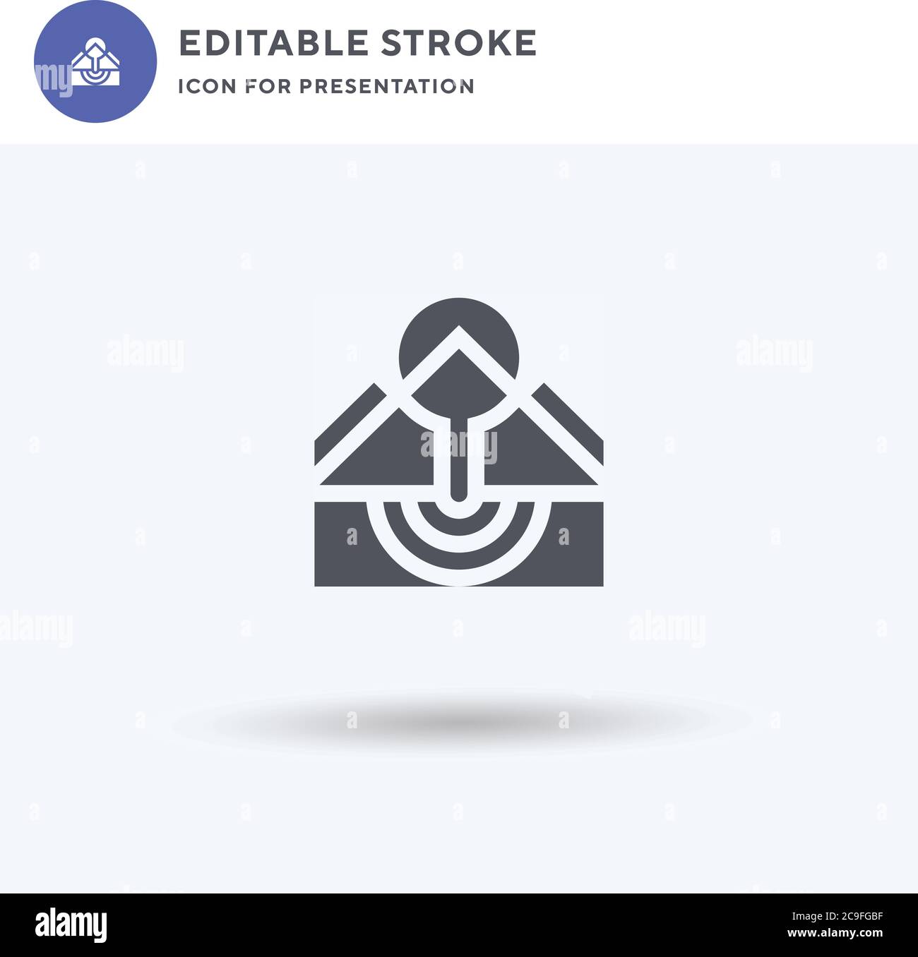 Melting icon vector, filled flat sign, solid pictogram isolated on ...