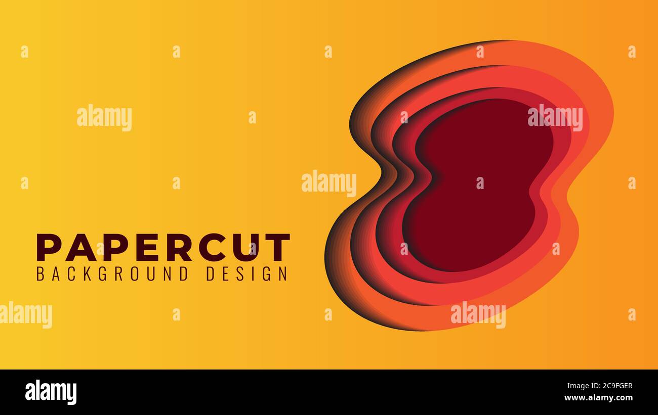 Maroon And Yellow Abstract Background