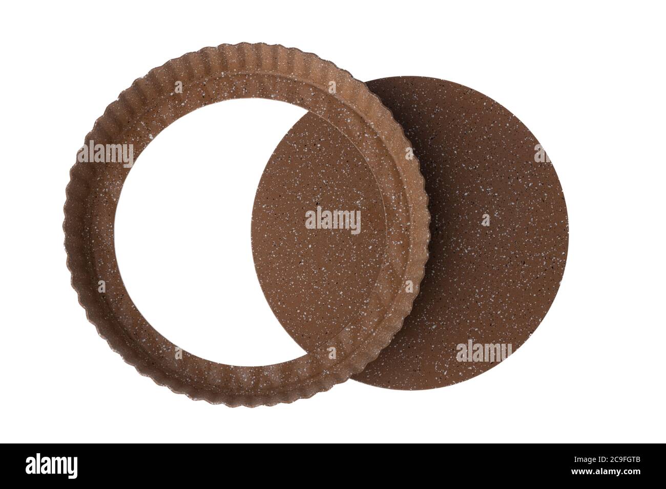 New ceramic baking dish isolated on white Stock Photo - Alamy