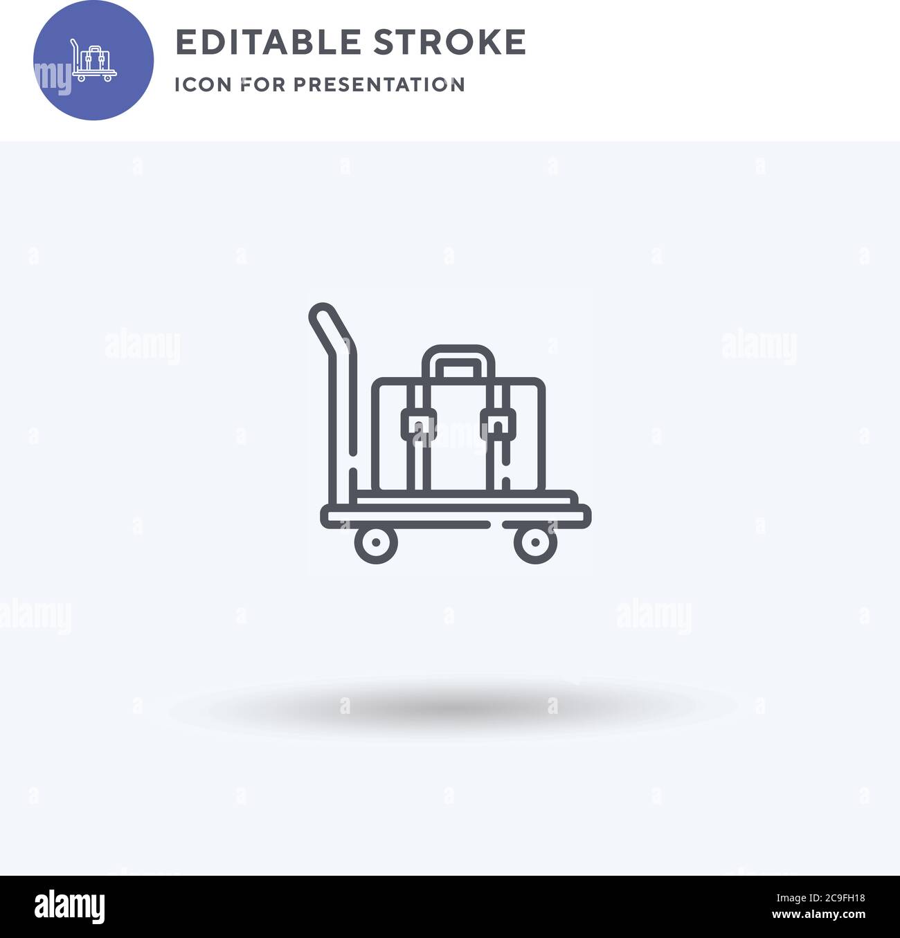 Carrier icon vector, filled flat sign, solid pictogram isolated on ...