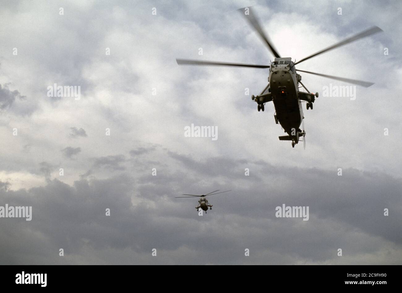 21st March 1994 During the war in Bosnia: Royal Navy Sea King HC4 ...