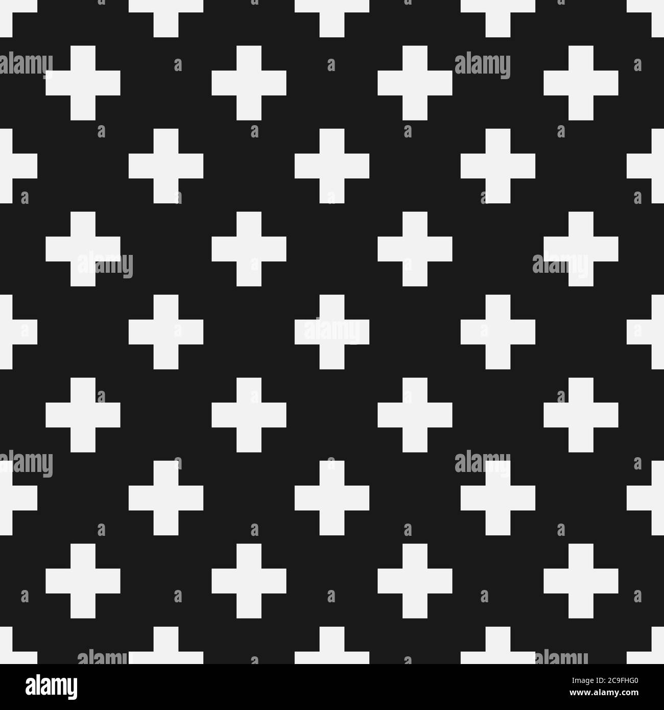 Monochrome cross pattern hi-res stock photography and images - Alamy