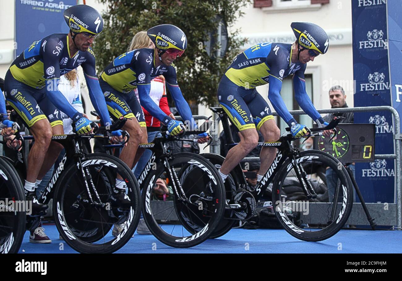 Team saxo tinkoff hi-res stock photography and images - Alamy