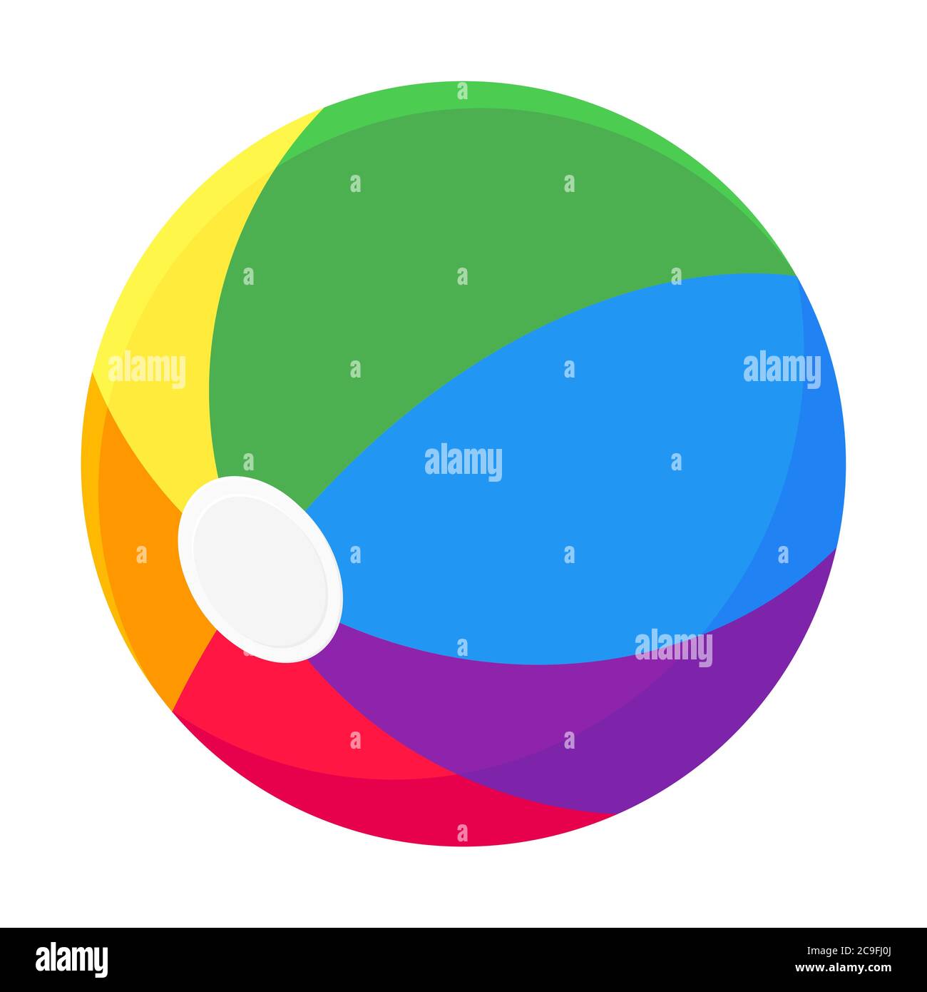 Retro beachball beach isolated hi-res stock photography and images - Alamy