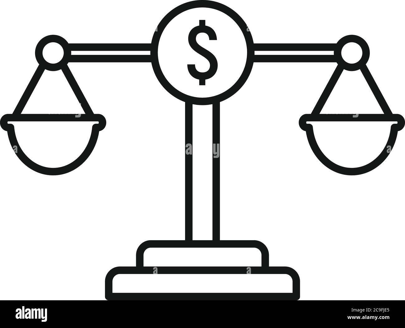 Money balance online loan icon. Outline money balance online loan ...