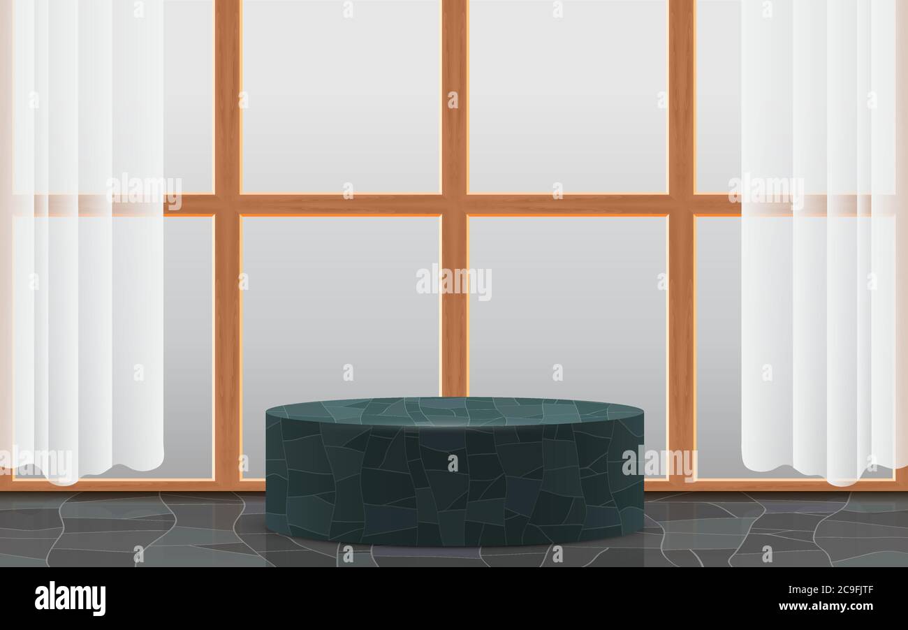 Glass floor in circular Stock Vector Images - Alamy