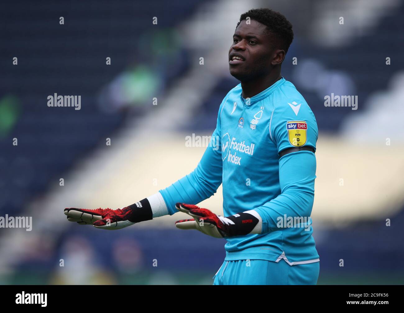 Nottingham forest goalkeeper brice samba hi-res stock photography and ...