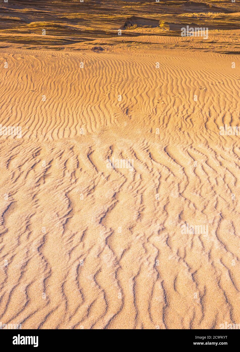 Sand textures at Grey Dunes, Dead Dunes at the Curonian Spit in Nida ...