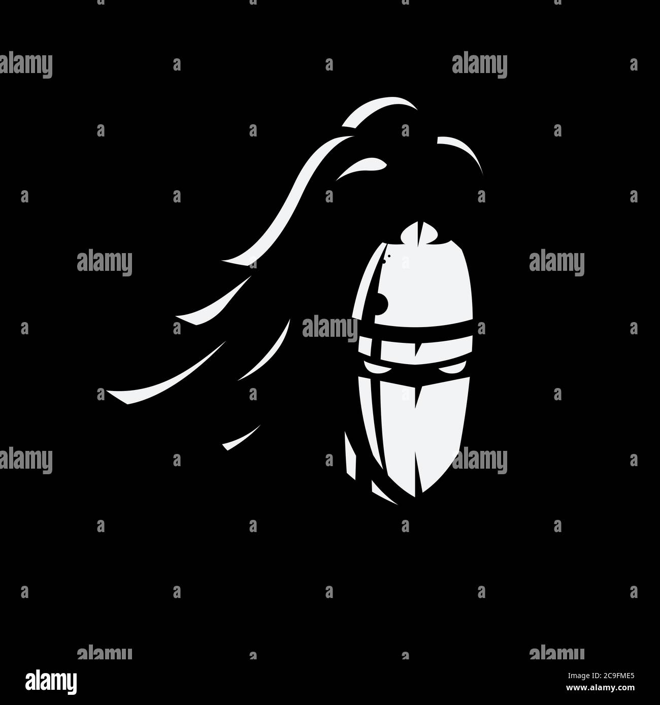 Knight Helmet Silhouette