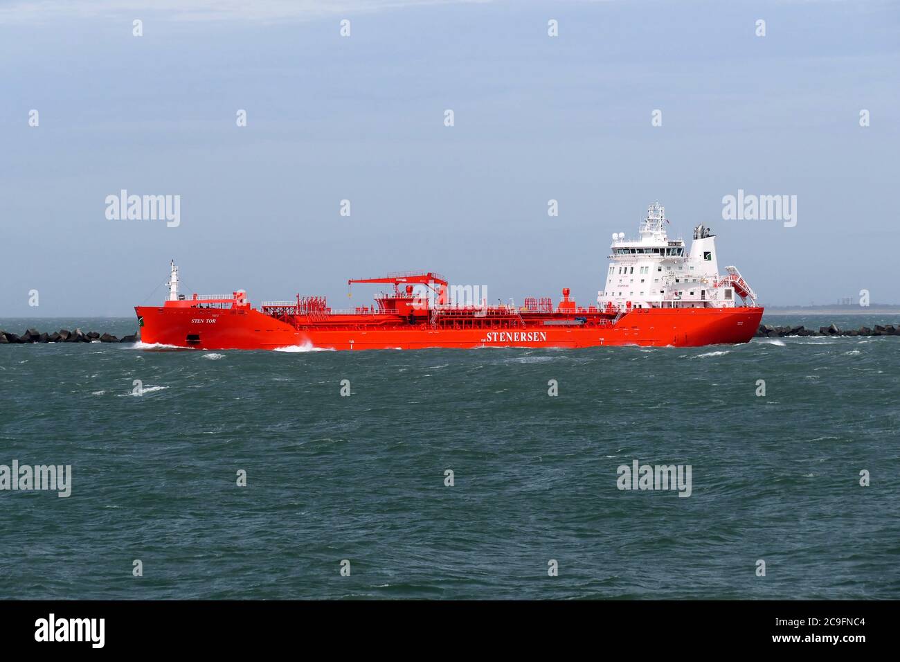 The tanker Sten Tor is leaving the port of Rotterdam on July 3, 2020 Stock Photo - Alamy