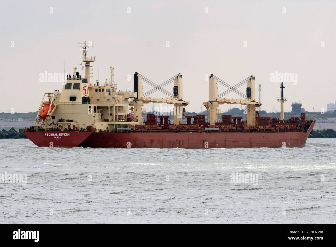 The bulk carrier Federal Severn will arrive at the port of Rotterdam on ...