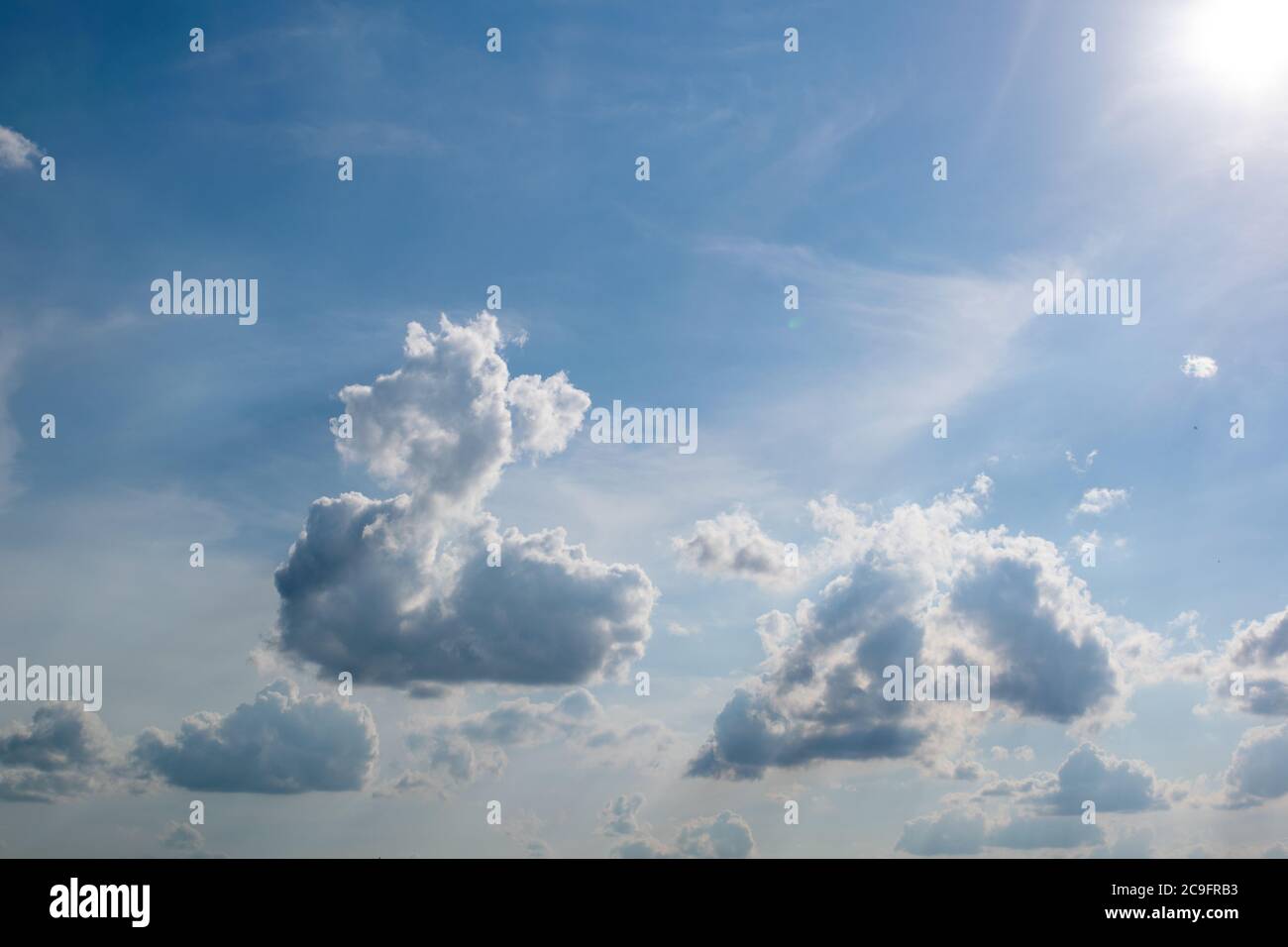 Beautiful clouds in natural color. Background texture Stock Photo - Alamy
