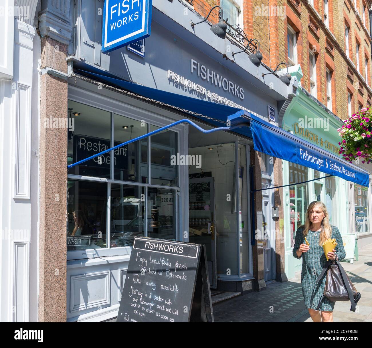 Fishworks seafood restaurant and fishmonger shop in Marylebone High ...