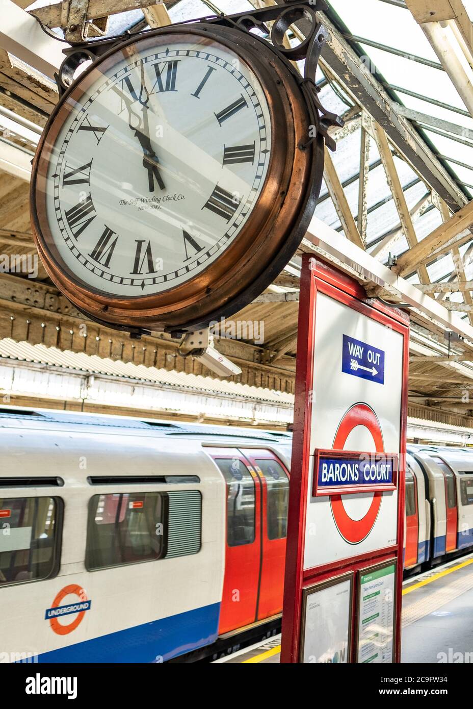 Barons Court London Underground Station in Hammersmith / Kensington ...