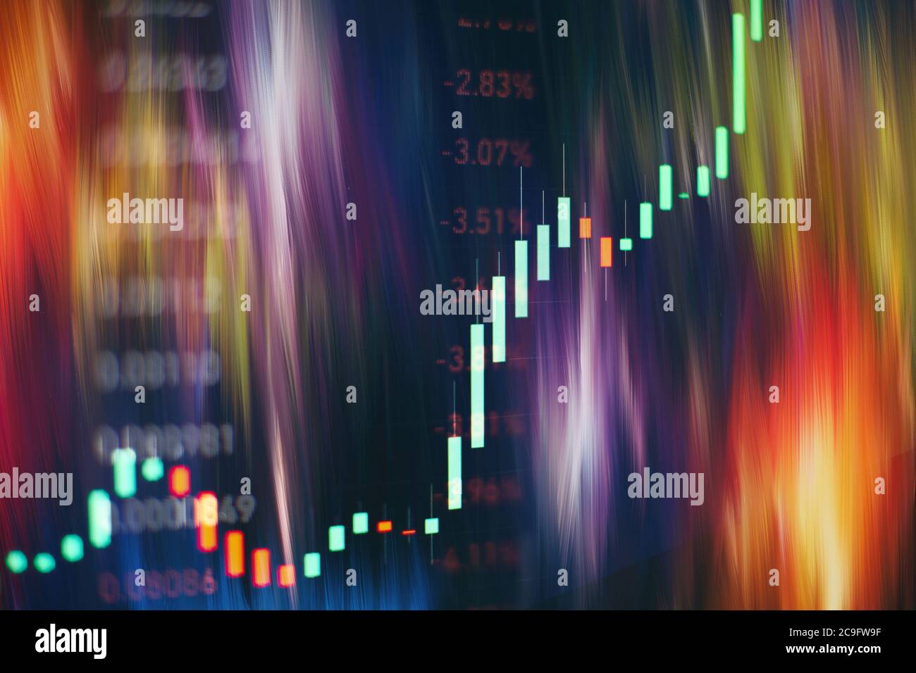Indicator showing bullish hi-res stock photography and images - Alamy