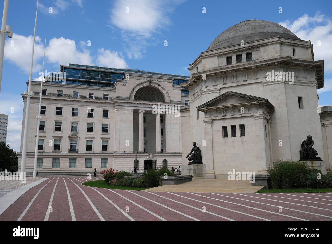 Hall Of Memory With Baskerville House In the Background Birmingham City Centre Birmingham ...