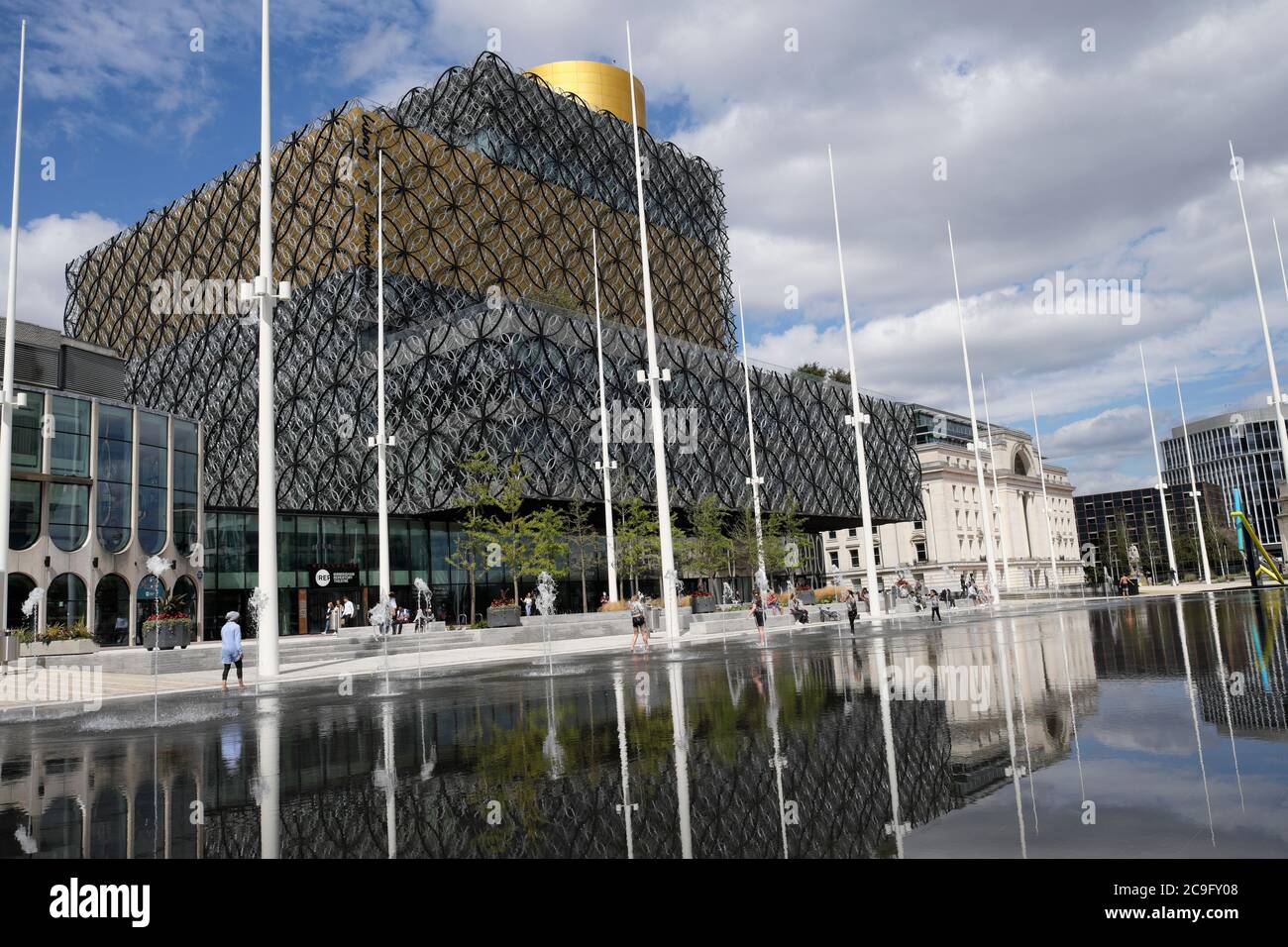 Birmingham Library In Centenary Square Birmingham City Centre England ...
