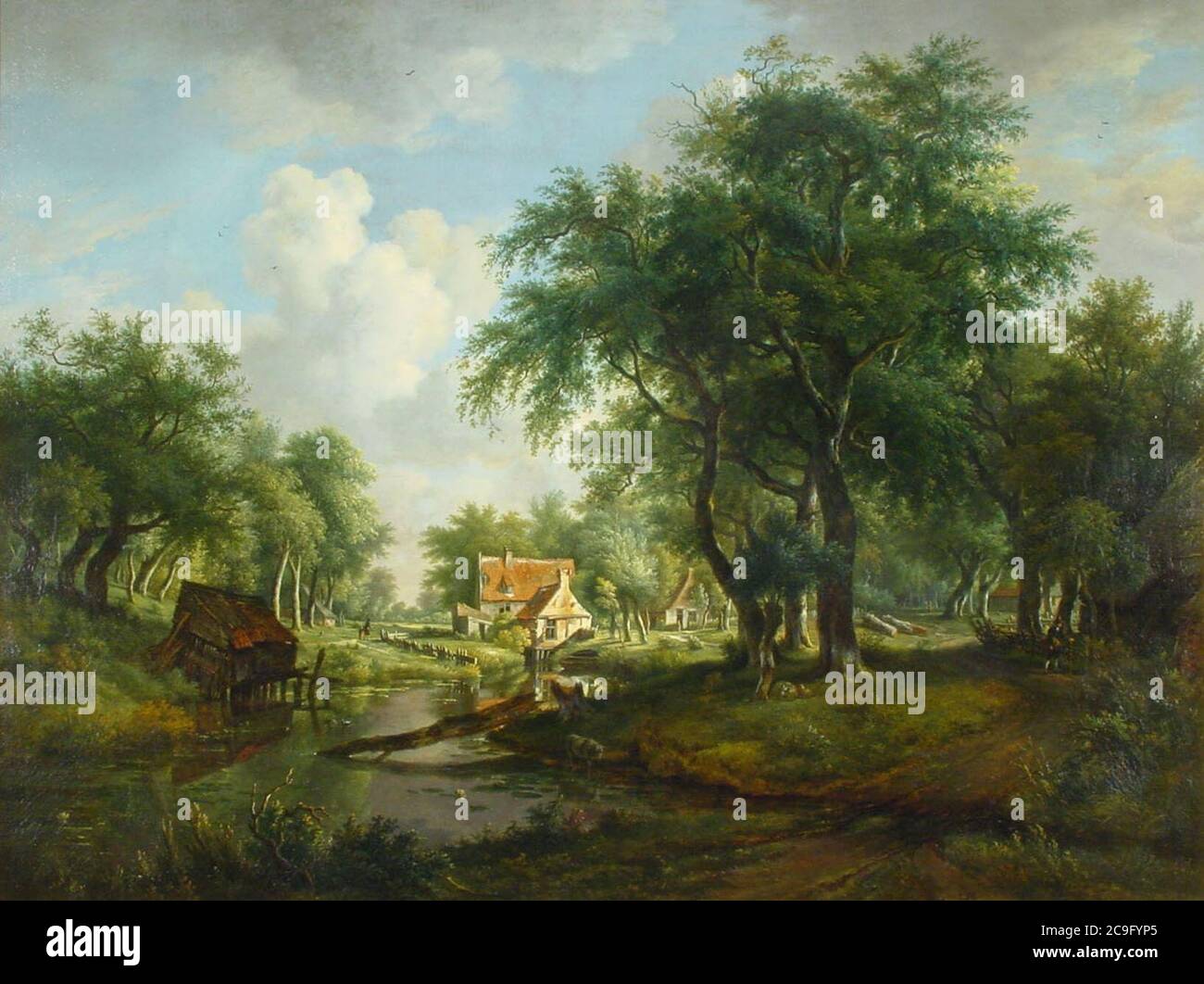 Een boomrijk landschap hi-res stock photography and images - Alamy